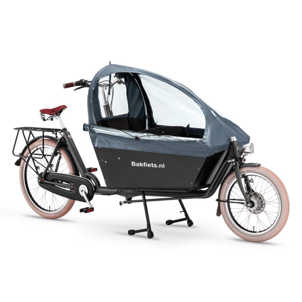 Regentent Cabrio voor Bakfiets.nl - Clarijs Fietstassen